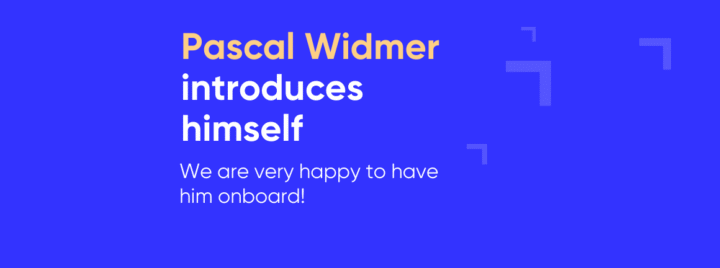 Amnis Team: Pascal Widmer introduces himself