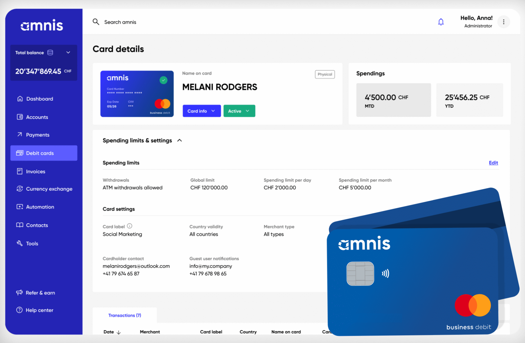 What is a Virtual Debit Card? Features to look for | amnis