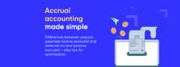 Accrual accounting: prepaid expenses & deferred income | amnis